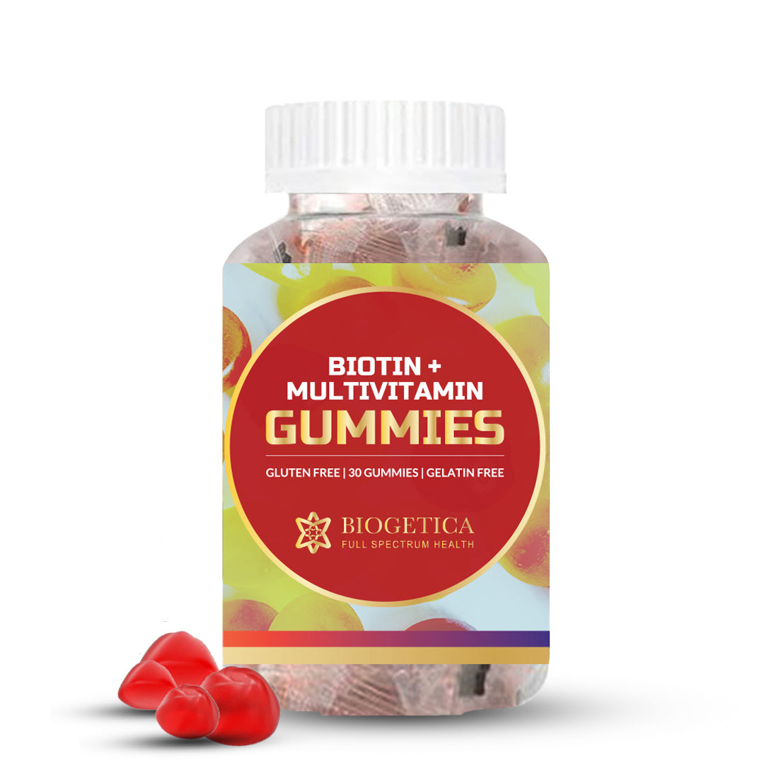 Biotin + Multivitamin 30 Gummies – Evidenco