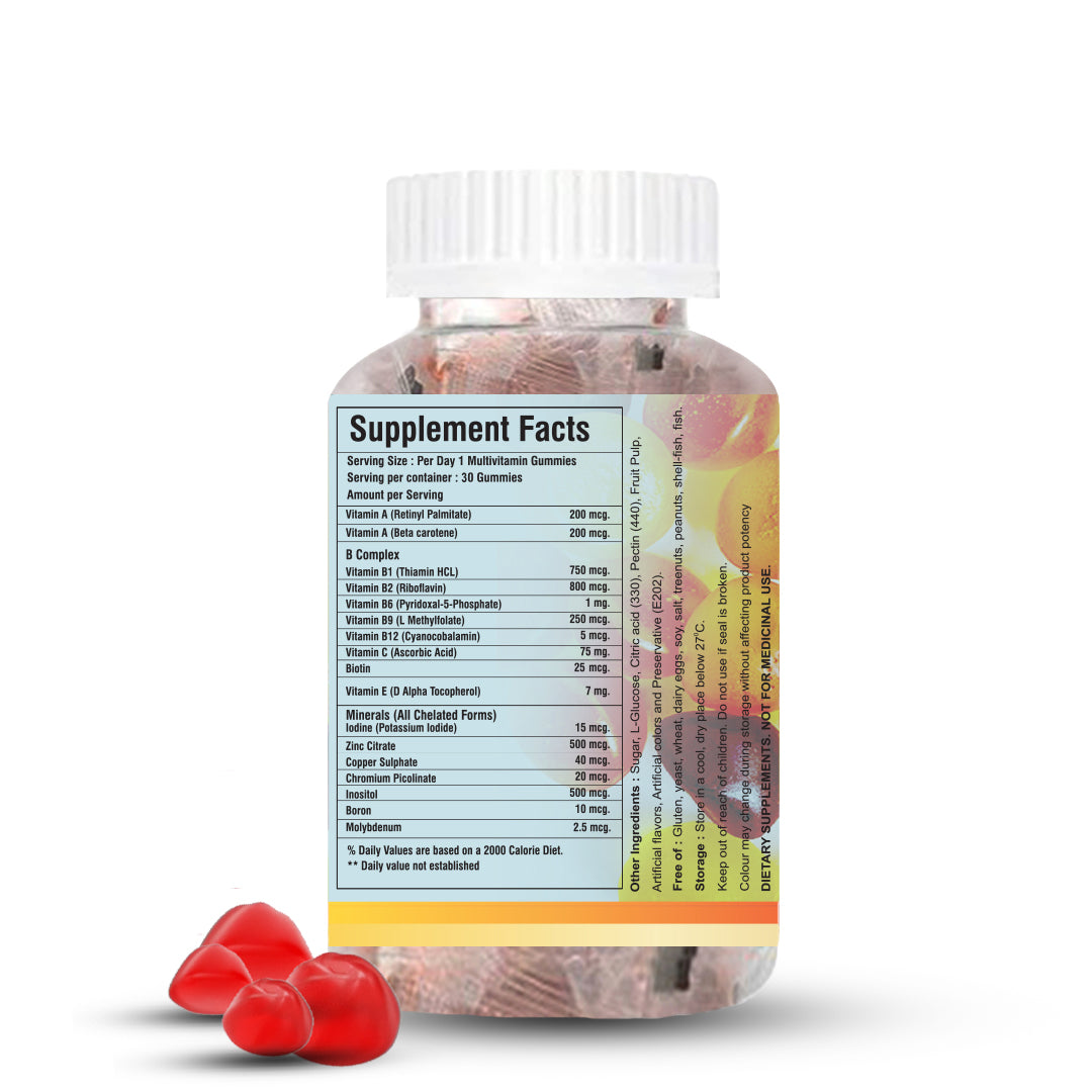 Biotin + Multivitamin 30 Gummies – Evidenco